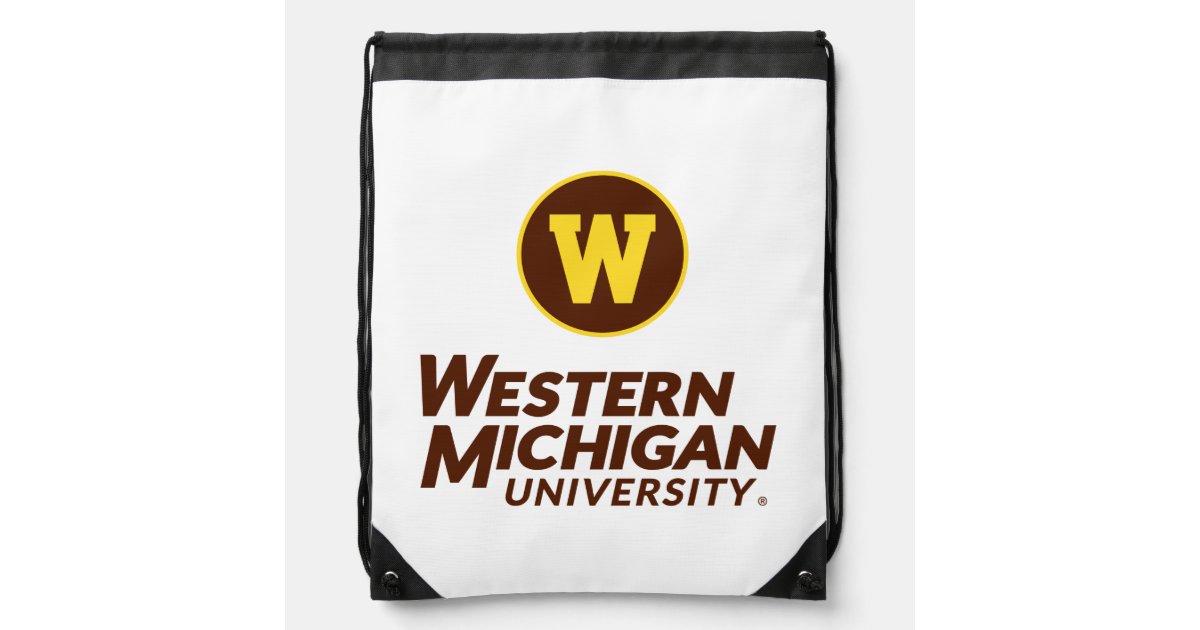 WMU | Circle Logo Drawstring Bag | Zazzle