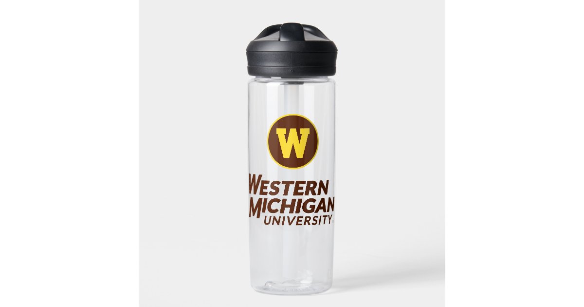 WMU | Circle Logo Water Bottle | Zazzle
