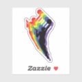 WNBA-PRIDE -SHADES OF LGBTQ LOGO STICKER | Zazzle