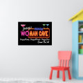 Wo - Man Cave Sign Poster | Zazzle