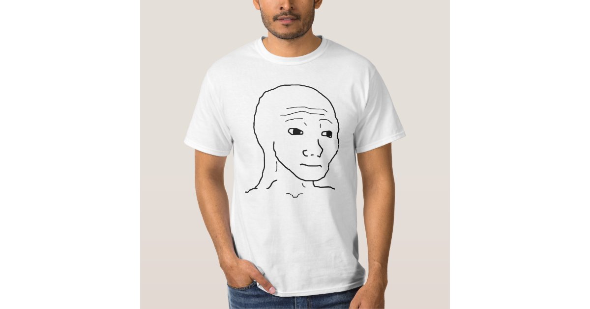 Wojak brain chair classic T-Shirt | Zazzle