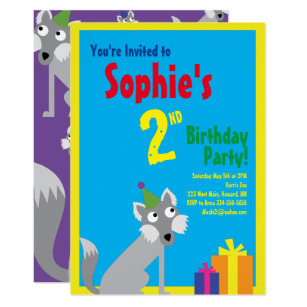 Wolf Birthday Invitations | Zazzle