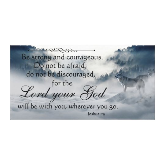 Wolf-Bible Verse Canvas Print | Zazzle.com