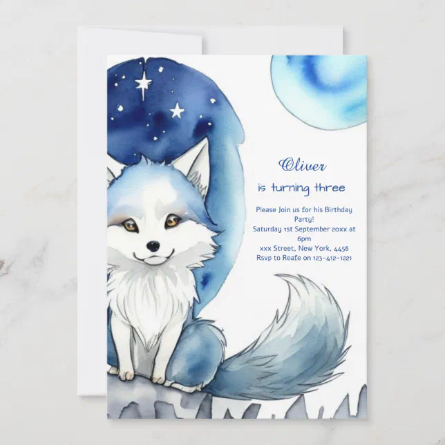 Wolf Birthday Invitation | Zazzle