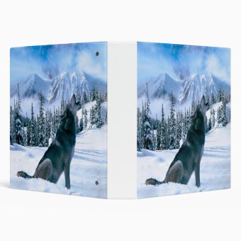 Wolf Call Binder | Zazzle