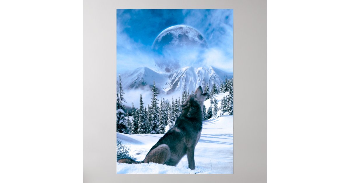 Wolf Call Poster | Zazzle