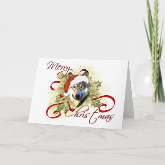 Wolf Christmas Cards | Zazzle.com