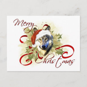 Wolf Christmas Cards | Zazzle - 100% Satisfaction Guaranteed!