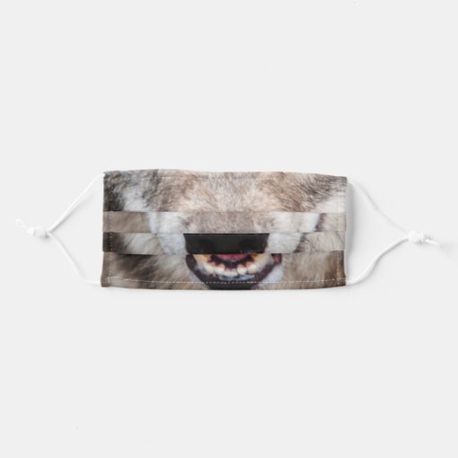 Wolf Face Mask | Zazzle
