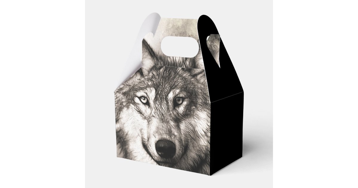 Wolf Favor Boxes | Zazzle