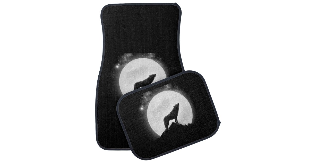 wolf floor mats | Zazzle