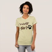 Wolf Girl T-Shirt | Zazzle