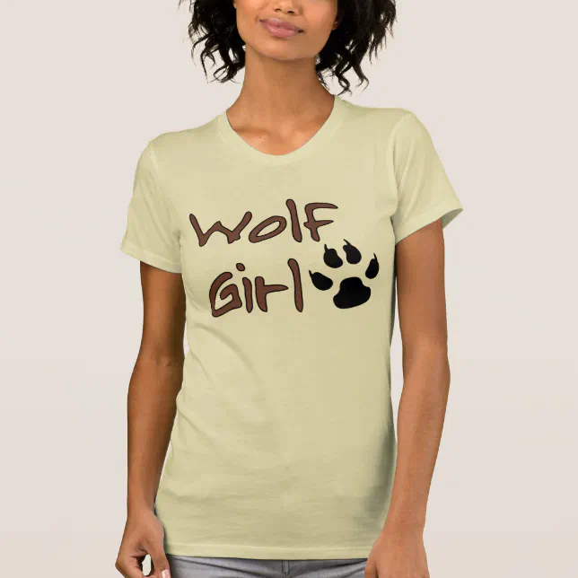 Wolf Girl T-Shirt | Zazzle