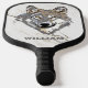 Wolf Illustration Pickleball Paddle | Zazzle