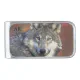 Wolf Monogram Silver Finish Money Clip | Zazzle