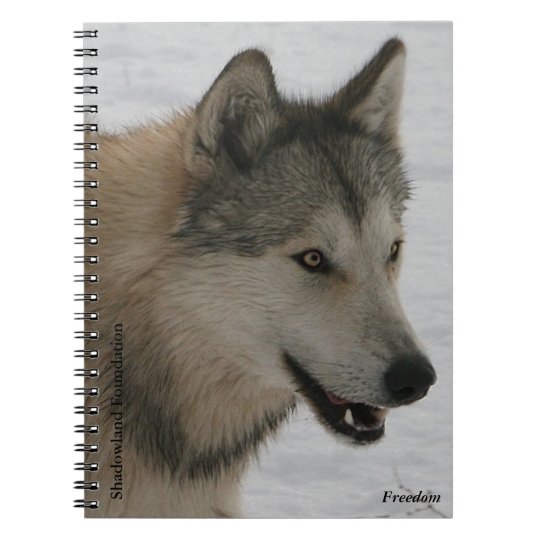 Wolf Notebook | Zazzle.com
