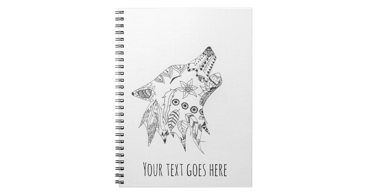 Wolf Notebook | Zazzle