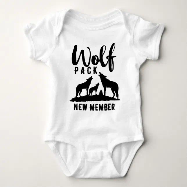 Wolf Pack New Member Tribal Kid Baby Shirt | Zazzle