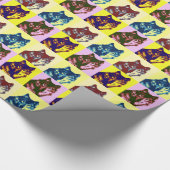 Wolf Pop Art Wrapping Paper | Zazzle