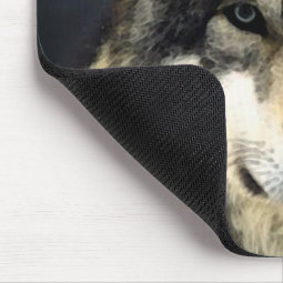 Wolf Portrait Mousepads | Zazzle
