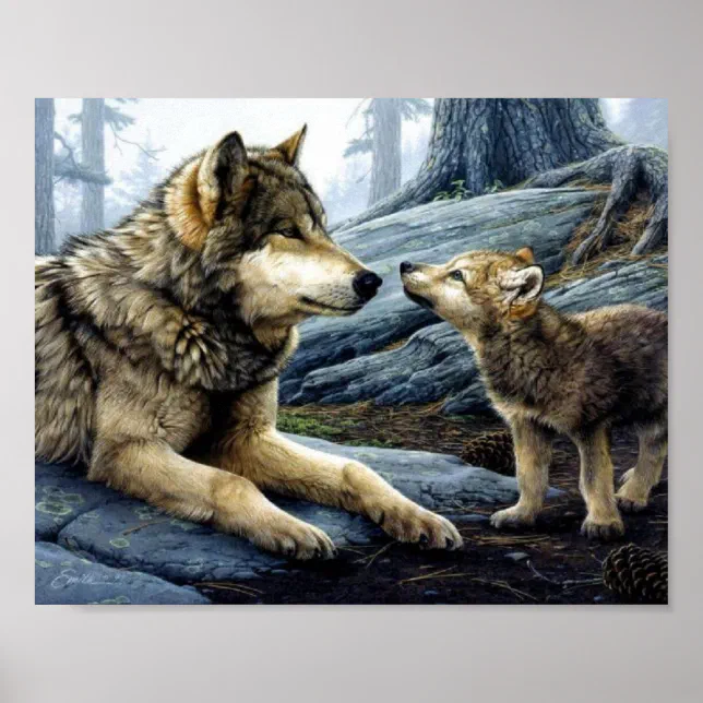 Wolf Poster | Zazzle