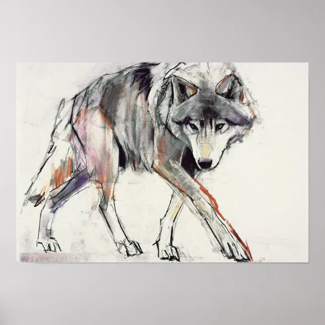 Wolf Poster | Zazzle