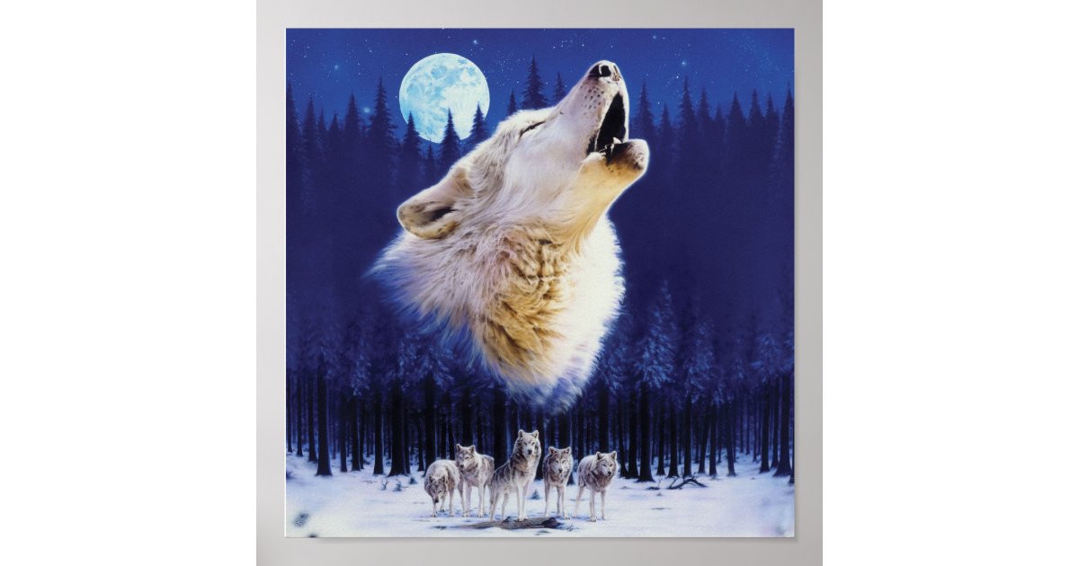 Wolf Poster | Zazzle