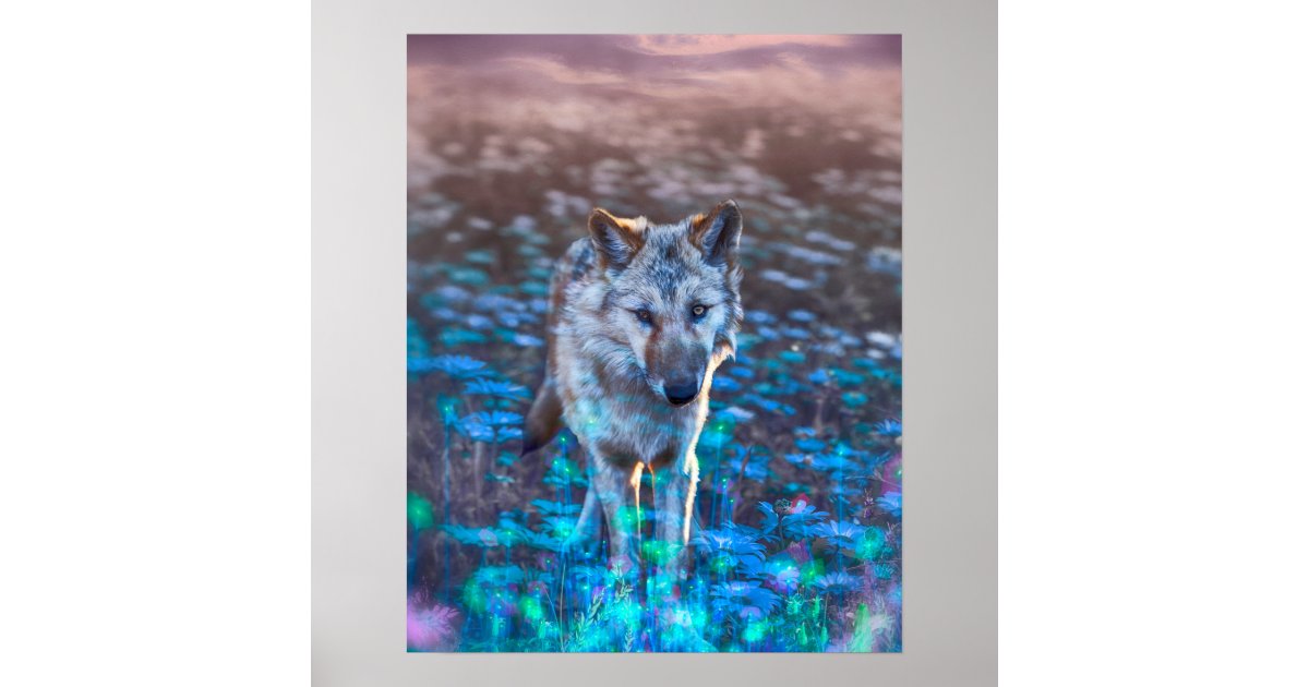Wolf Puppy INNOCENCE Poster | Zazzle
