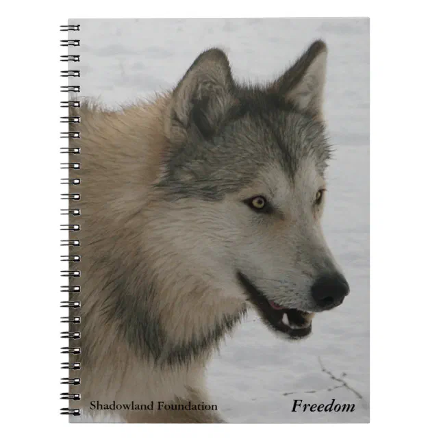 Wolf Spiral Notebook | Zazzle