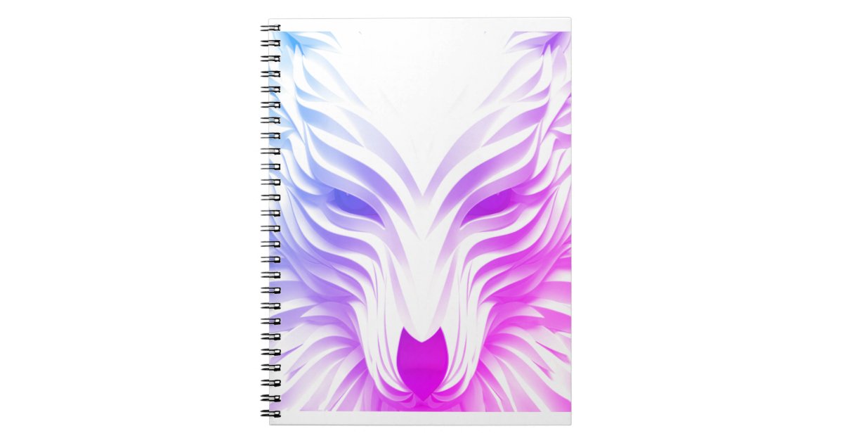 wolf Spiral Photo Notebook | Zazzle