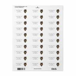 Wolf, Wolves, Wild Animal, Nature, Label | Zazzle