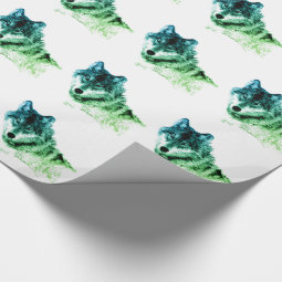 Wolf Wrapping Paper | Zazzle