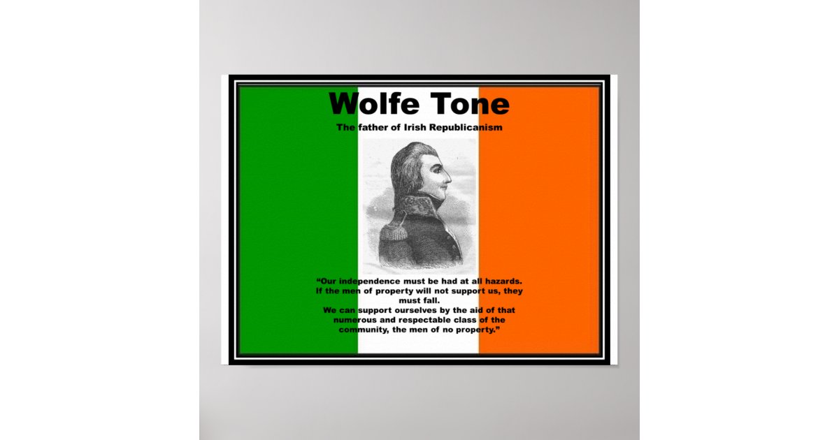 Wolfe Tone Poster | Zazzle