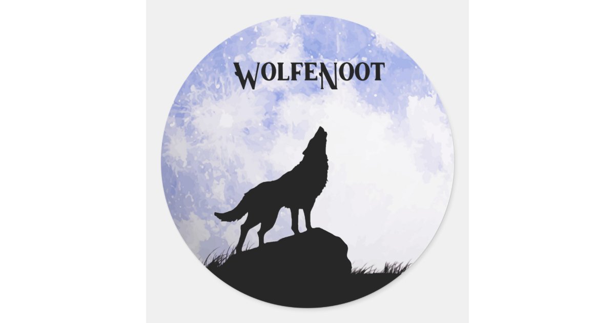 Wolfenoot Classic Round Sticker | Zazzle
