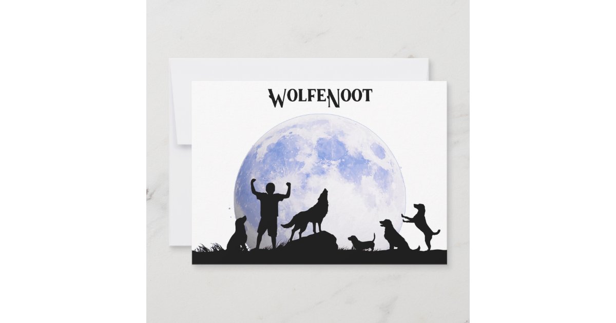 Wolfenoot Invitation | Zazzle