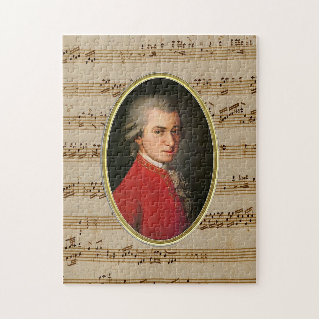 Wolfgang Amadeus Mozart Puzzle | Zazzle