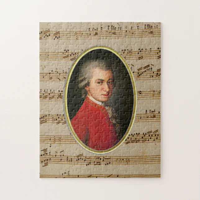 Wolfgang Amadeus Mozart Puzzle | Zazzle