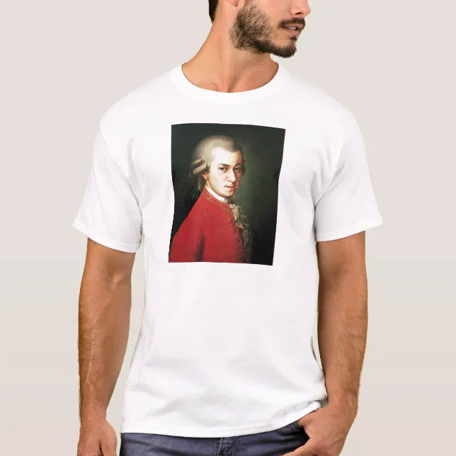Wolfgang Amadeus Mozart T-Shirt | Zazzle