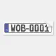 Wolfsburg License Plate Bumper Sticker | Zazzle