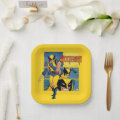 Wolverine Character Panel Graphic Paper Plates | Zazzle