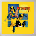 Wolverine Character Panel Graphic Poster | Zazzle