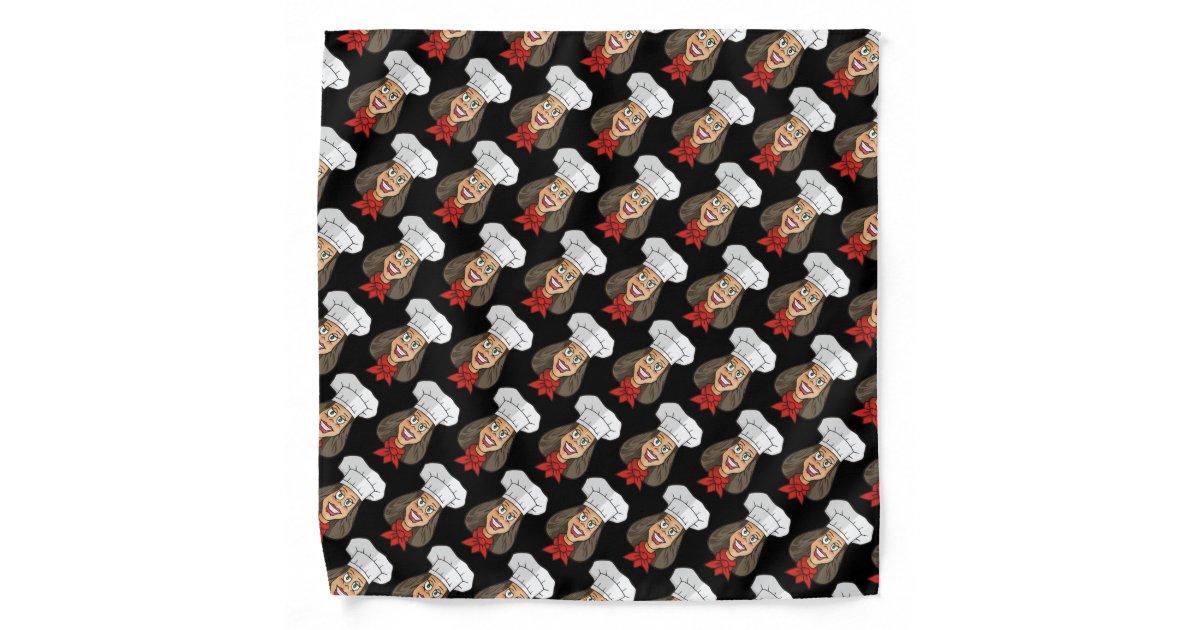 Woman Chef Bandana | Zazzle