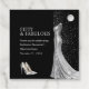Woman Elegant Fabulous Silver Dress 50th Birthday Favor Tags | Zazzle