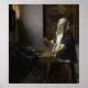 Woman Holding a Balance by Johannes Vermeer Poster | Zazzle