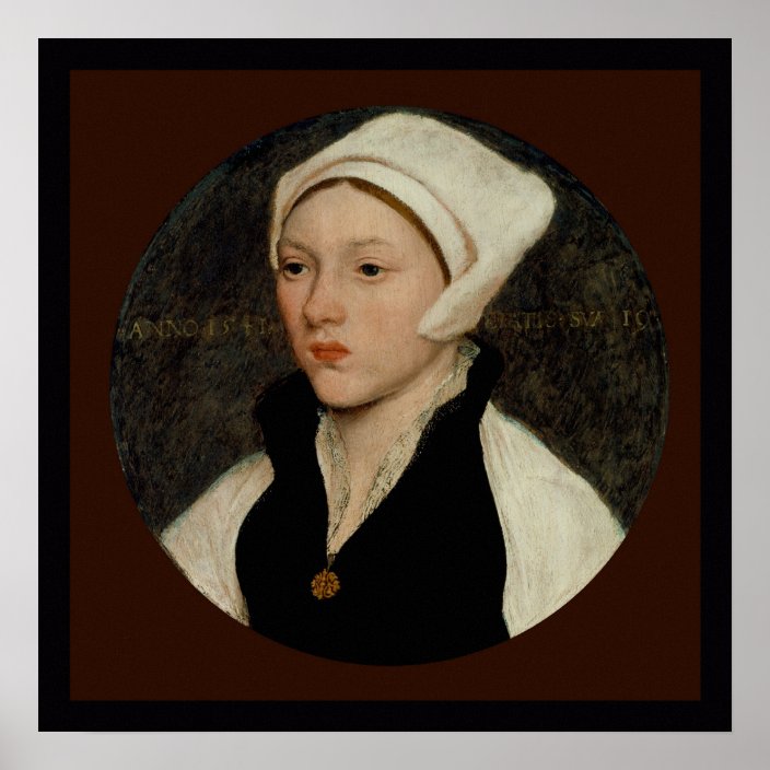Woman in a White Coif by Holbein Canvas Print | Zazzle.com