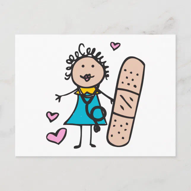 Woman Nurse Postcard | Zazzle