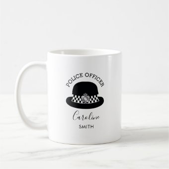 Woman Police Officer | Personalised Coffee Mug | Zazzle
