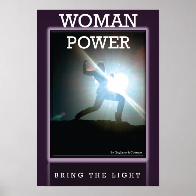 Woman Power Poster | Zazzle