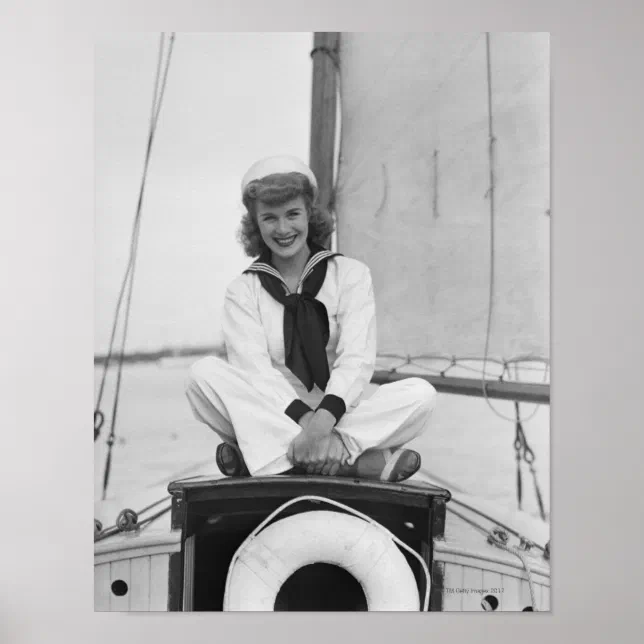Woman Sailor Poster | Zazzle