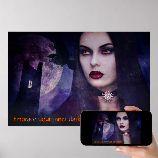 Woman Vampire Poster | Zazzle